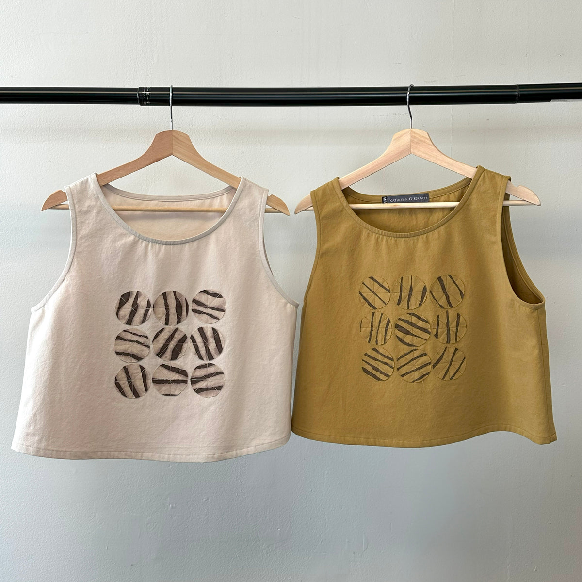 Pop Top with Natural Dye Applique – Kathleen O'Grady